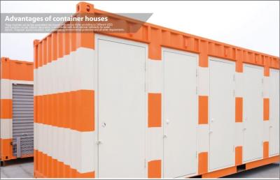 Cina Alloggio vivente variopinto del container, costruzioni del contenitore da 20 piedi per l'ufficio in vendita
