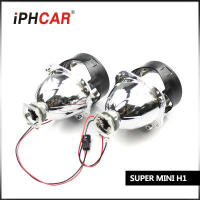 China IPHCAR 2016 Mini 2.5 Inch Hid Bi Xenon Projector Lens Light H1 Projector Lens High Low Beam for sale