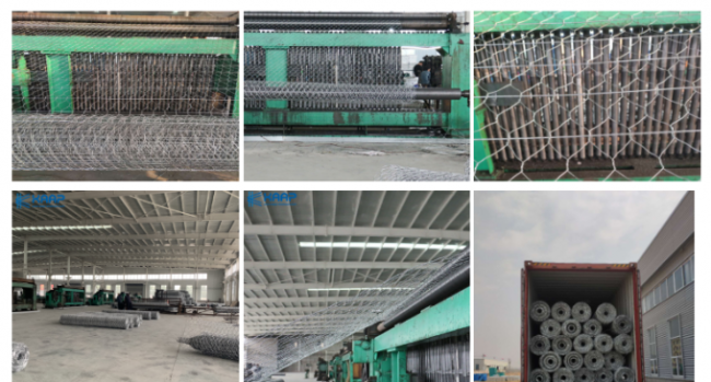 Galvanization 60x80mm 3mm Welded Gabion Baskets 6