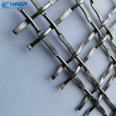 中国 Construationの装飾によってひだを付けられるステンレス鋼の編まれた金網 販売のため