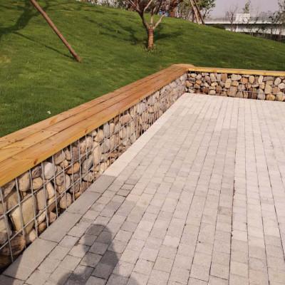 Cina Recinto di pietra saldato decorativo Galfan Gabion Mesh in vendita