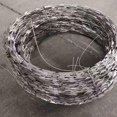 Cina la immersione calda di 2.5mm ha galvanizzato il filo spinato del rasoio BTO-10 in vendita