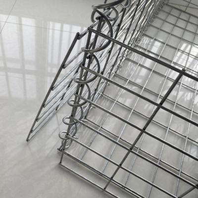 Cina canestri decorativi del gabbione galvanizzati 1x1x1m di 76.2x76.2mm in vendita