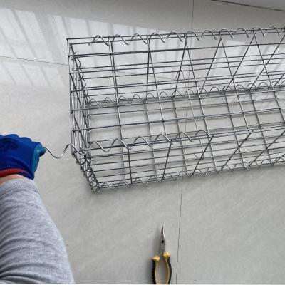 China 4mm Vierkant Tuin Gelast Mesh Gabion Ss 304 1x1x1m Te koop