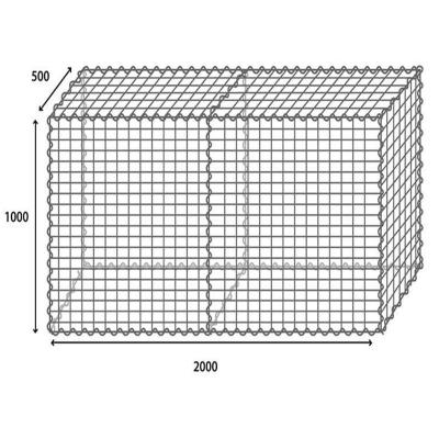 Cina Recinto galvanizzato Steel Gabion Cages del giardino per il muro di sostegno in vendita