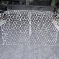 China 0.3m Width Galvanised Woven Gabion Baskets for sale