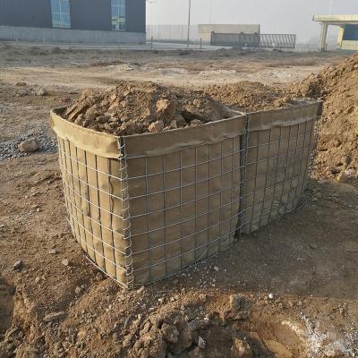 中国 Gabion箱の洪水の軍の要塞のGalfanの溶接された防御的な障壁 販売のため