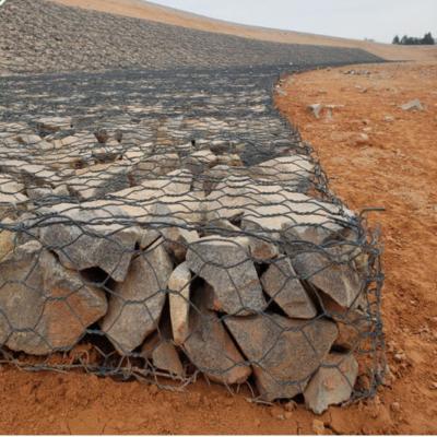 Cina L'acciaio ingabbia i canestri del gabbione tessuti 2.7mm dello zinco 245g/M2 in vendita