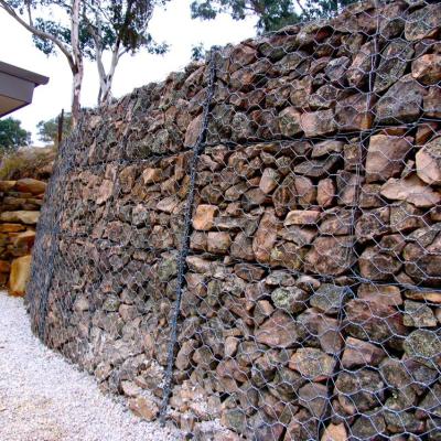 Cina 2.7mm hanno galvanizzato i canestri tessuti del gabbione del muro di sostegno in vendita