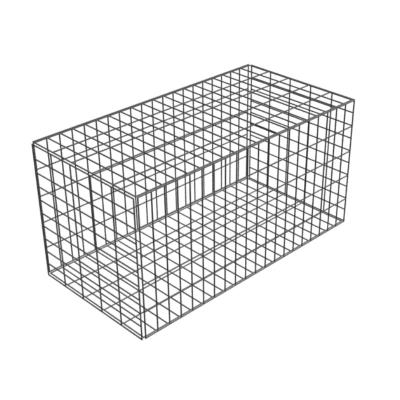 Cina muro di sostegno saldato gabbione galvanizzato 2x1x1m del cavo di 4mm in vendita