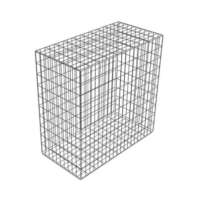 Cina scatola saldata galvanizzata immersa calda 4mm del gabbione di 1x0.5x1m in vendita