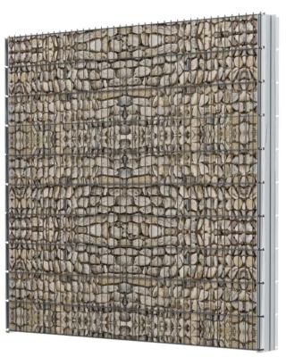 Cina 1x0.2x1m 4mm galvanizzati resistenti ha saldato Mesh Gabion Baskets in vendita