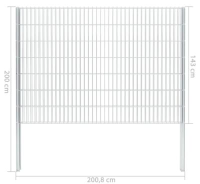 China 2x0.2x2m Galfan Zink95% Al 5% 4mm Gelaste Gabion Manden Te koop