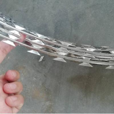 Cina Bobina a fisarmonica del filo spinato della lametta Bto-22 di acciaio inossidabile in vendita