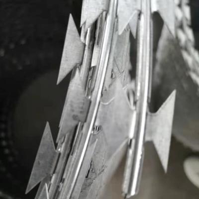 Cina filo spinato a fisarmonica immerso caldo del rasoio di 450mm in vendita