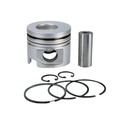 China High Performance New 4HF1 Aluminum Alloy Piston Set for ISUZU Diesel Engine 112mm Diameter Heavy Duty Replacement for sale
