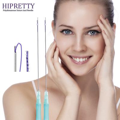 China Instant lifting Absorbable suture pdo barbed thread lift needle suture for sale