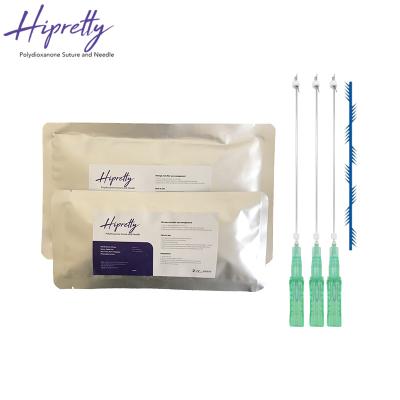 China Effective absorbable PDO 4D/3D COG thread with blunt cannula needle for sale