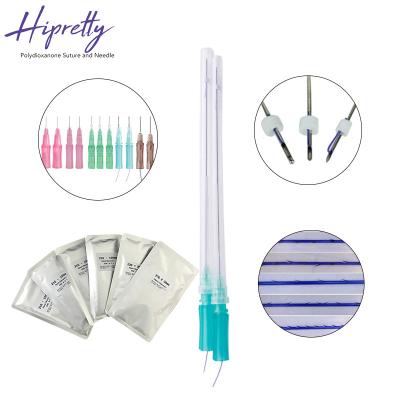 China Strong lifting korea long lasting effect 3d cog loyoderm thread pdo thread for face for sale