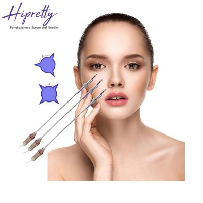 China Medical Absorbable Face Lift V-Line Barb Pdo Thread Cones PDO Thread for sale
