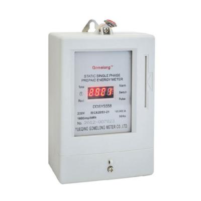 Cina Metropolitana pagata anticipatamente di Digital del tester di elettricità di monofase DDSY5558 visualizzare l'attivo elettronico di prepagamento in vendita
