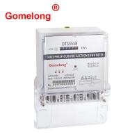 China DTS5558 3 phase 4 wire energy electronic kwh meter for sale