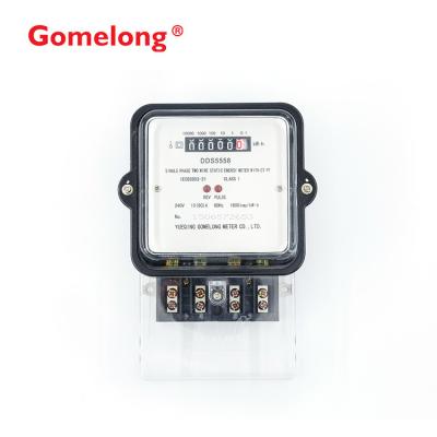 China Strommeter des einphasigen des Polycarbonats materielles mechanisches zu verkaufen