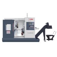 China Versatility Efficiency Dual Spindle Dual Turret Lathe High Performance for sale