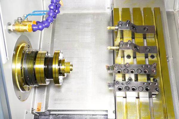 GSK SYNTEC System Cnc Vertical Turret Lathe 3 Assi CNC Lathe