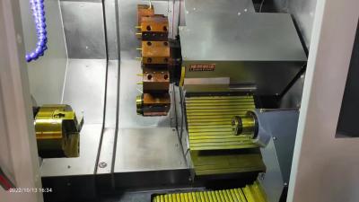 중국 중량 경사 침대 정밀 CNC 자동 톱니 라이브 도구 타워 판매용