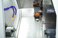 China Automatic Dual Turret Linear Cnc Turning Machine High Rigidity for sale