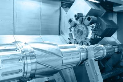 China Metal Horizontal Dual Spindle Dual Turret Lathe High Performance for sale