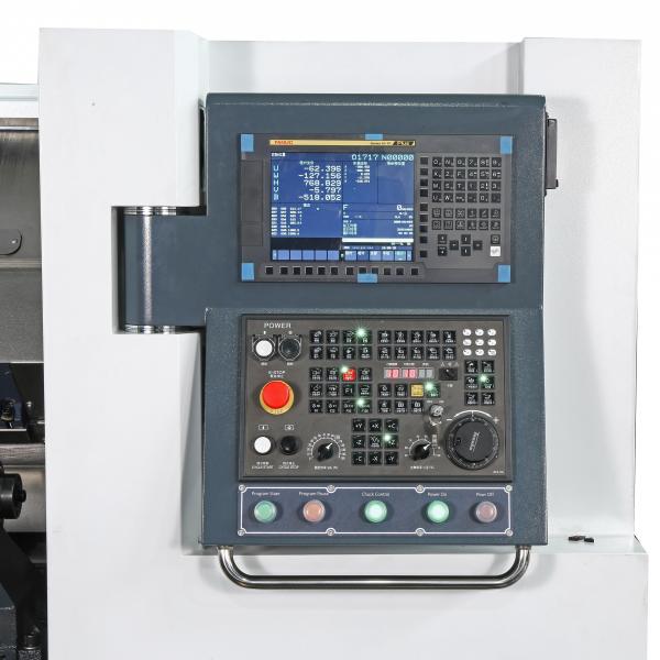 Quality Automatic Metal Fanuc Cnc Lathe Machine Hydraulic Turret Locking Type for sale