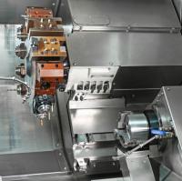 Quality Automatic Versatility Dual Spindle Cnc Lathe With Live Tooling Y Axis for sale