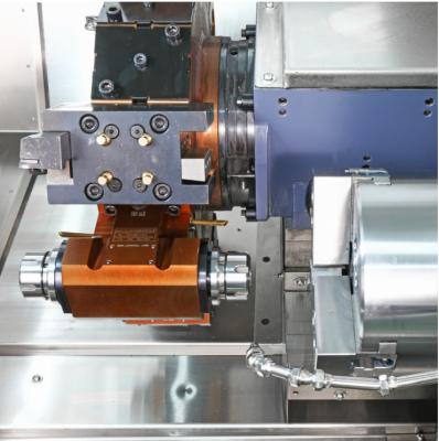 China 4 Axis Dual Spindle Metal Lathe Machine Lathe And Milling Machine for sale