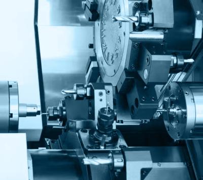 China Torno de rotação vertical de cama inclinada de cabeça dupla para servomotor de metal à venda