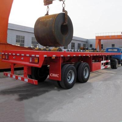 Cina Double Fuwa Axle 40Tons Bogie 40 FT Container Chassis in vendita
