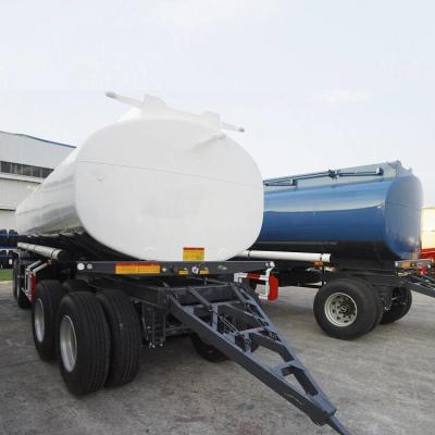 Cina Fuel Dolly Petrol 3 Axles Drawbar 20CBM Fuel Tanker Trailer in vendita