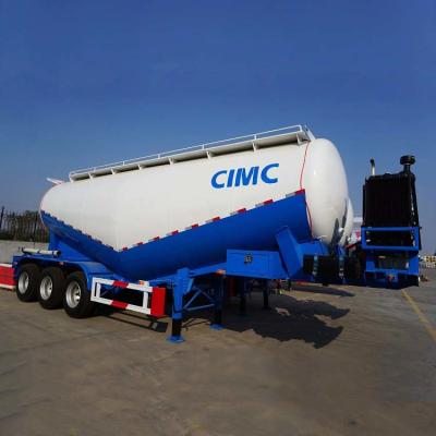 Cina Rimorchio in serie asciutto d'acciaio 45m3 alla rinfusa asciutto cilindrico in vendita