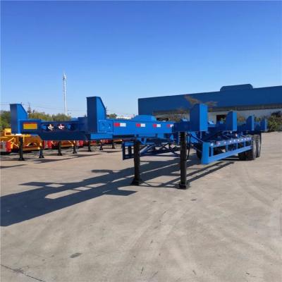 China CIMC Terminal 40FT Skeleton Intermodal Container Chassis for sale