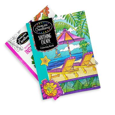 China Wear Resistant Coloring Book Printing Glossy Cover Hardcover Bound Book for sale