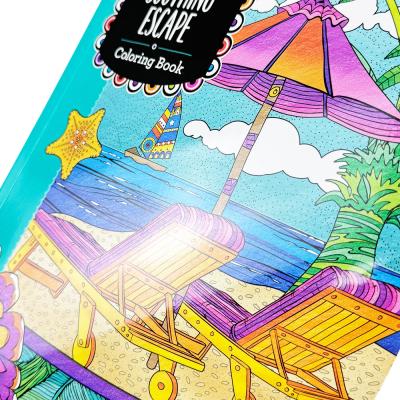 China Thick Paper Coloring Book Printing Customized Paperback Coloring Books for sale