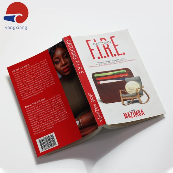 Quality 70gsm - 150gsm English Language Books Custom Sizes Paperback Printing Service for sale