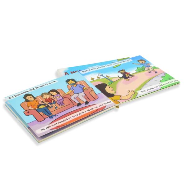 Quality Eco Friendly Custom Childrens Book Butterfly Binding Board Book Printing 4C for sale
