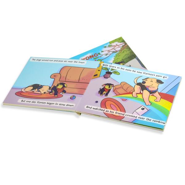 Quality Eco Friendly Custom Childrens Book Butterfly Binding Board Book Printing 4C for sale