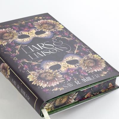 China 216*279MM Publishing Book Printing Sprayed Stenciled Edge Hardback Book Printing Matte for sale