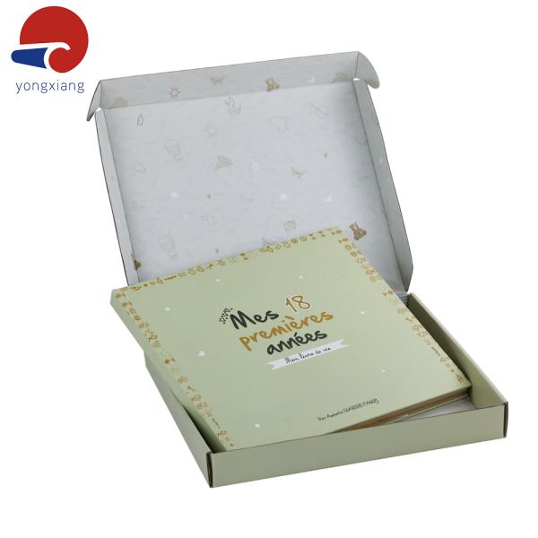 Quality Offset Luxury Book Printing Eco Friendly Gold Edge Books With Flip Lid Folding Box for sale