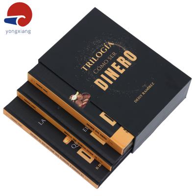 China Multilingual Luxury Book Printing Full Color Offset Printing Books With Drawer Style Box for sale