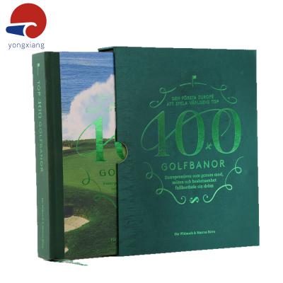 China English Hardcover Book Set Green Foiling Custom Made Story Book for sale