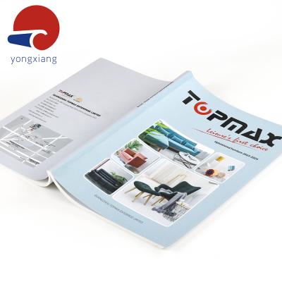 China Softcover Catalog Magazine Printing Offset Printing / Digital Printing A4 Magazine Printing for sale
